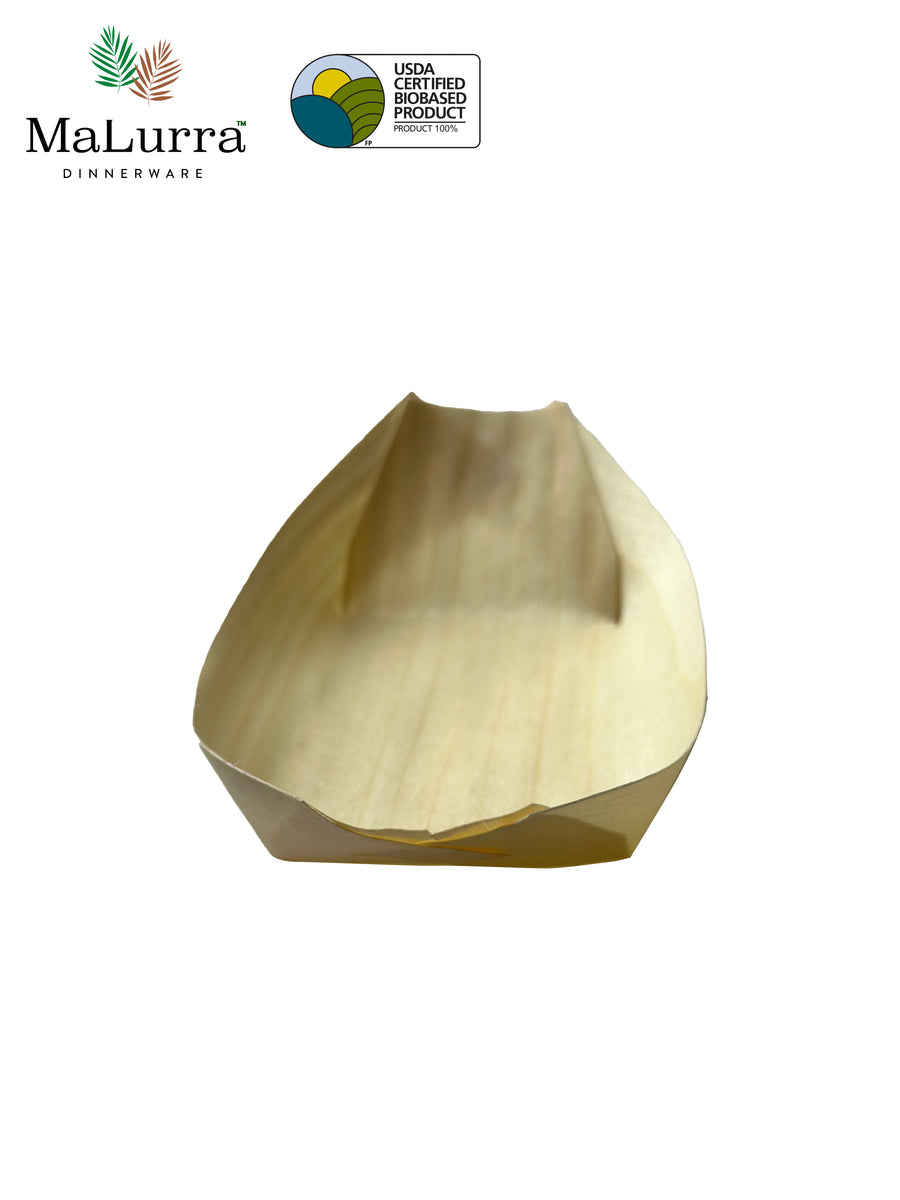 5” Wooden Pine Boat (500 COUNT)