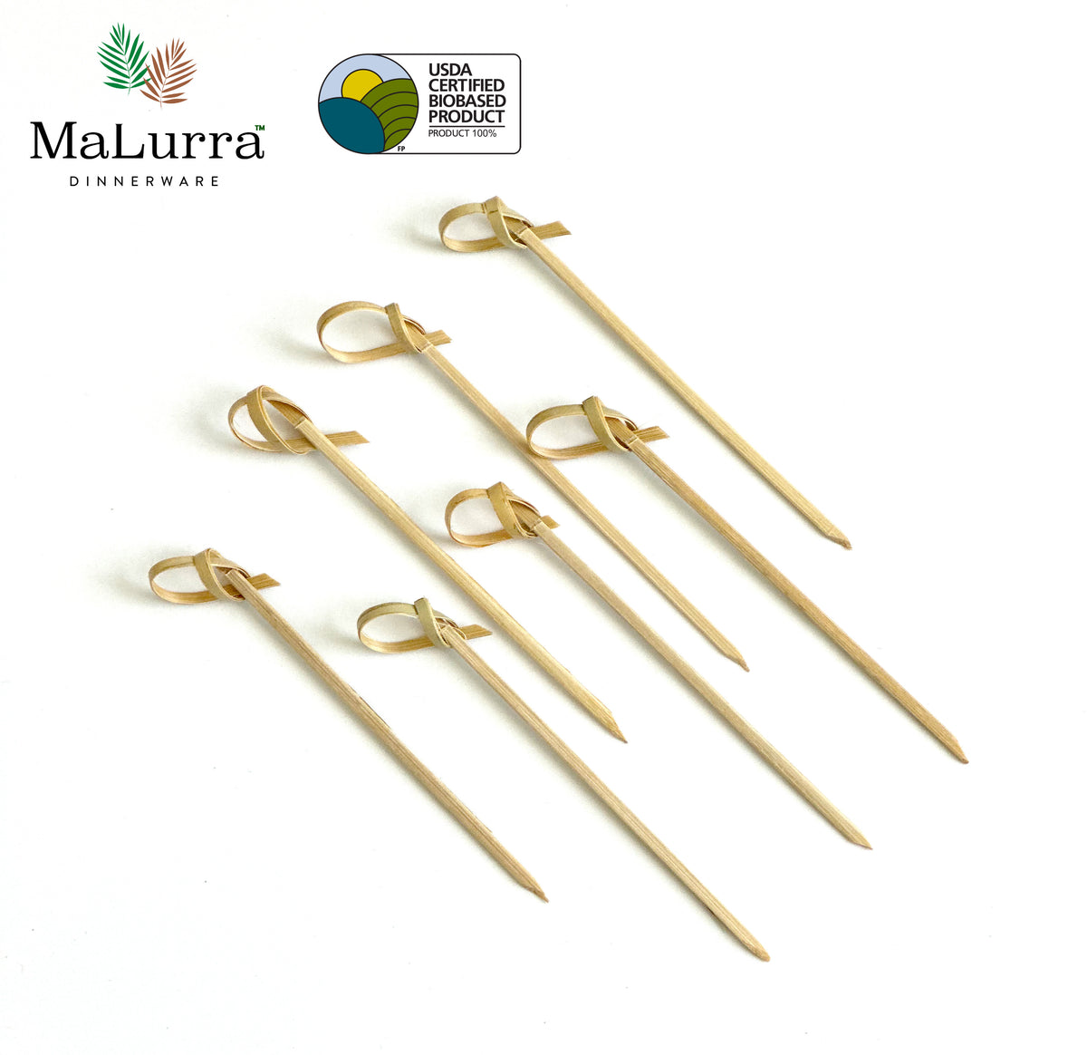 6" Bamboo Knot Picks (500 PCS/Case)