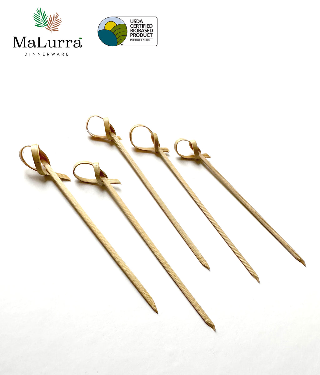 6" Bamboo Knot Picks (500 PCS/Case)